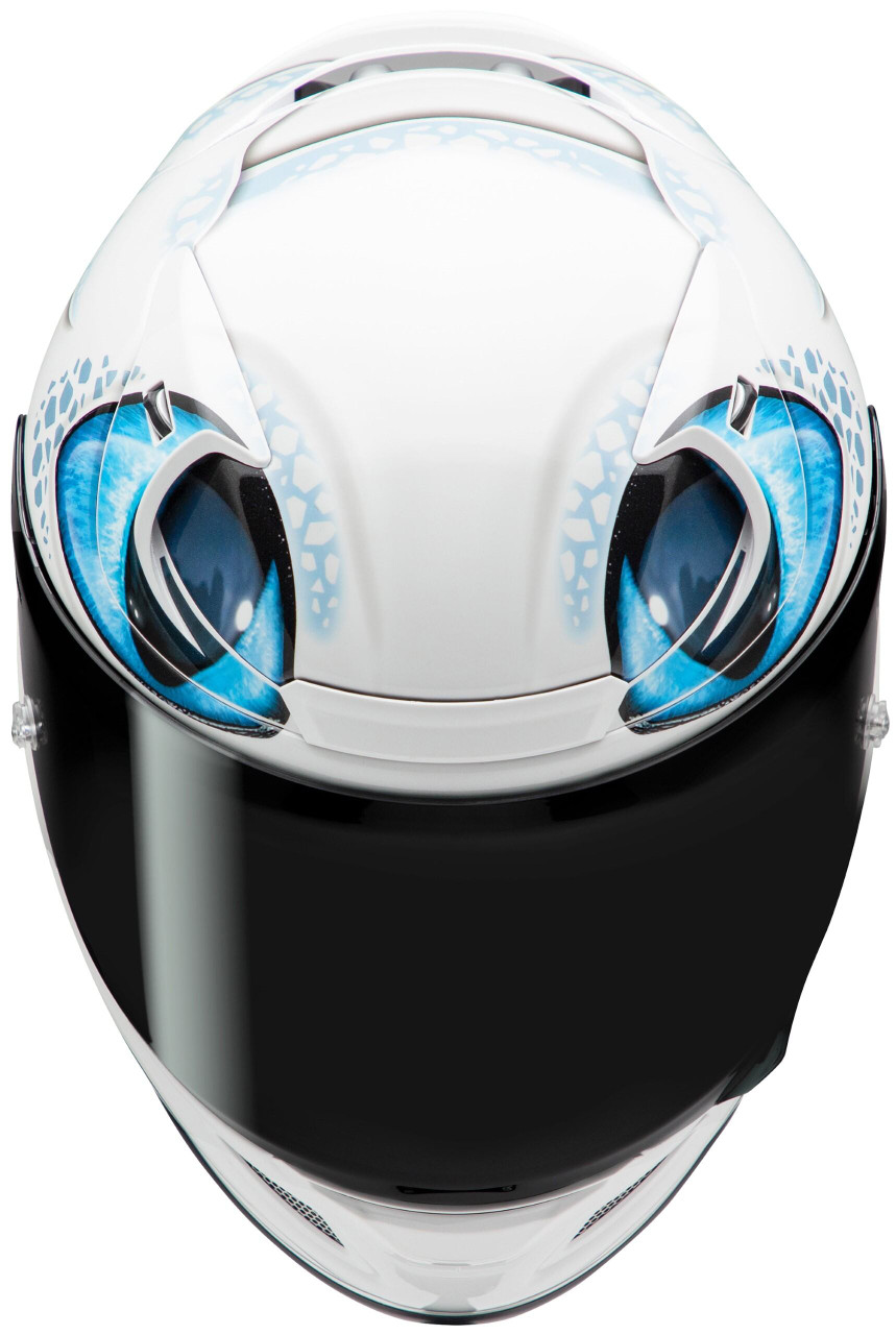 HJC RPHA 12 Light Fury (How to Train Your Dragon) Full-Face Helmet ...
