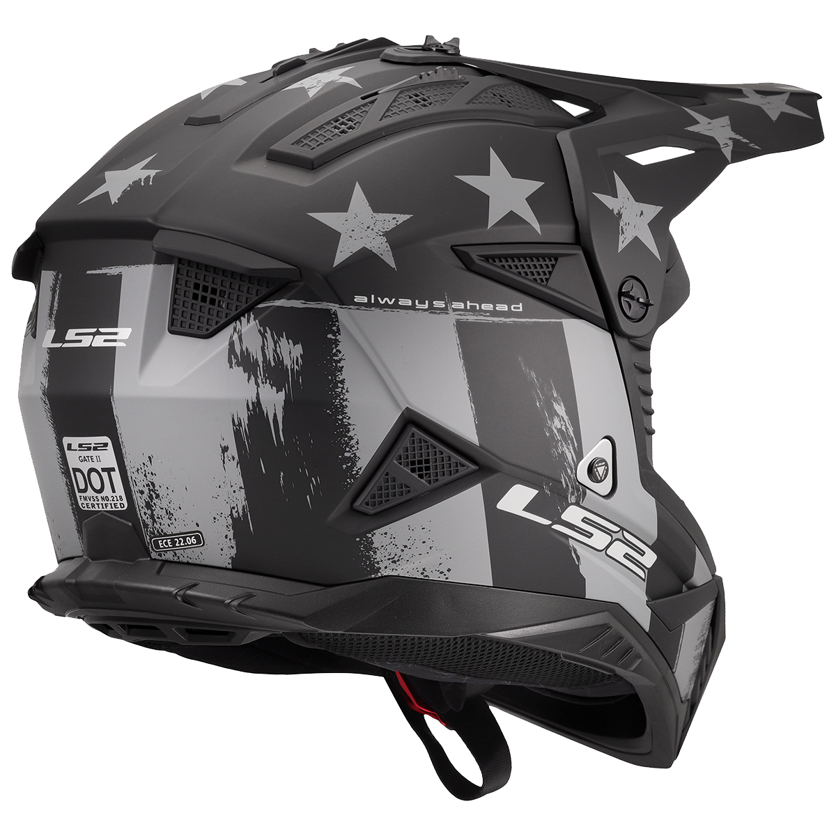 LS2 Gate II Battle Scar Off-Road Helmet - MC Powersports