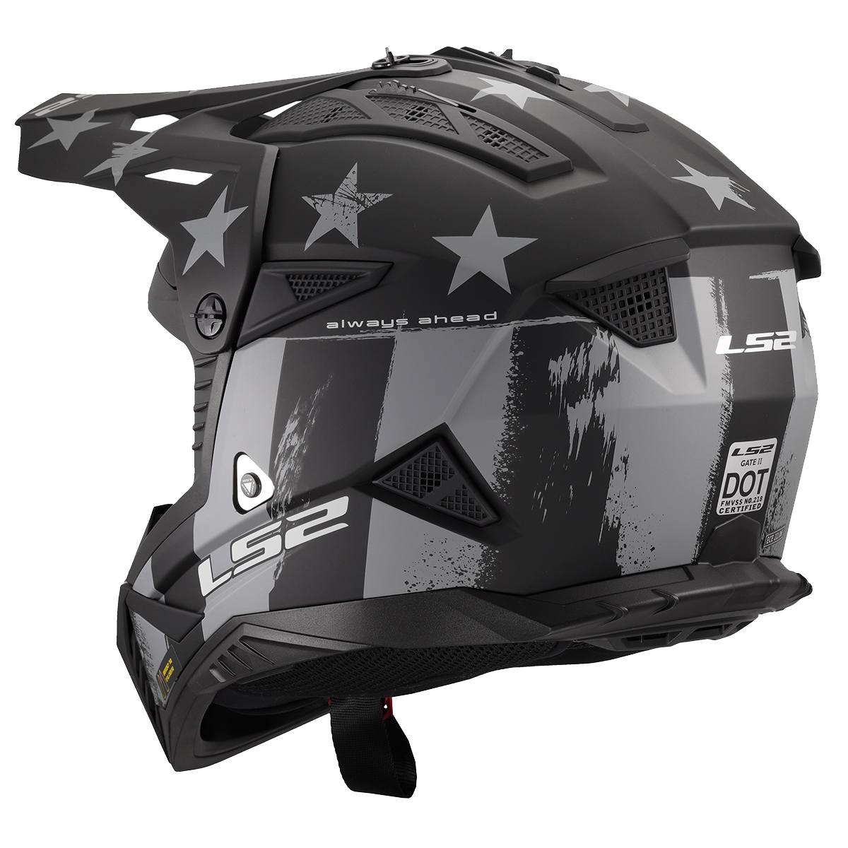 LS2 Gate II Battle Scar Off-Road Helmet - MC Powersports