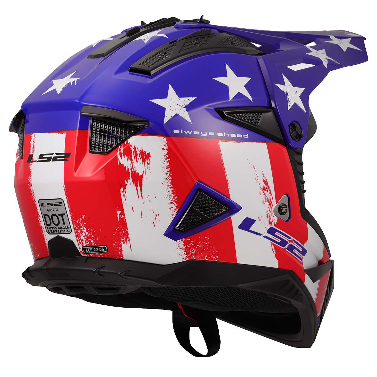 LS2 Gate II Battle Scar Off-Road Helmet - MC Powersports