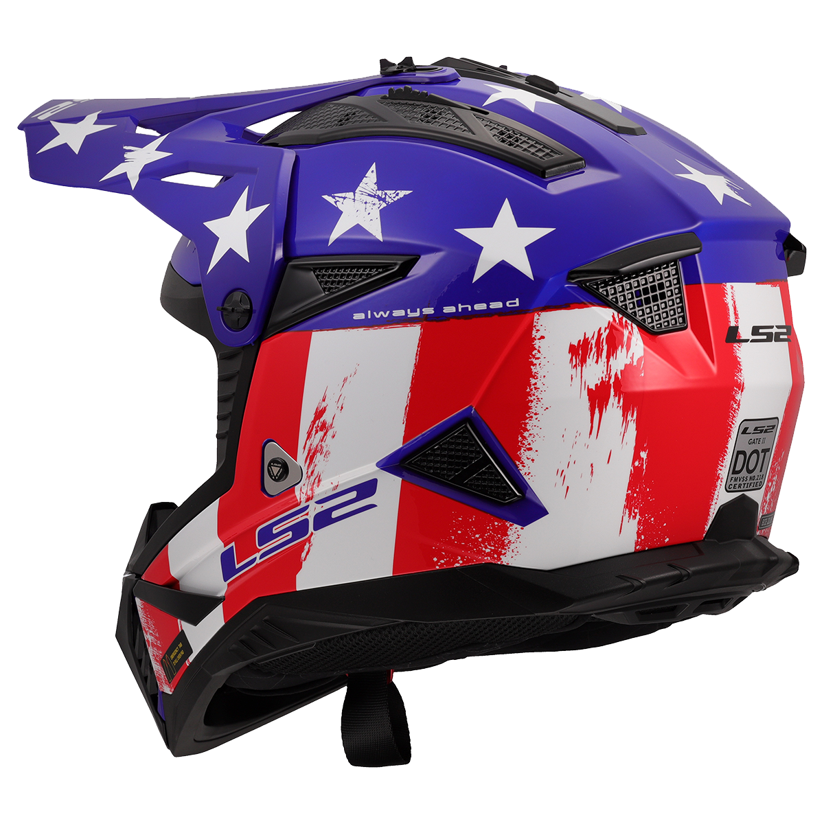 LS2 Gate II Battle Scar Off-Road Helmet - MC Powersports