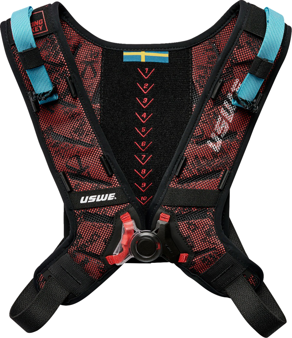 USWE Front Strap - NDM 2.0 - Black / Blue / Red - MC Powersports