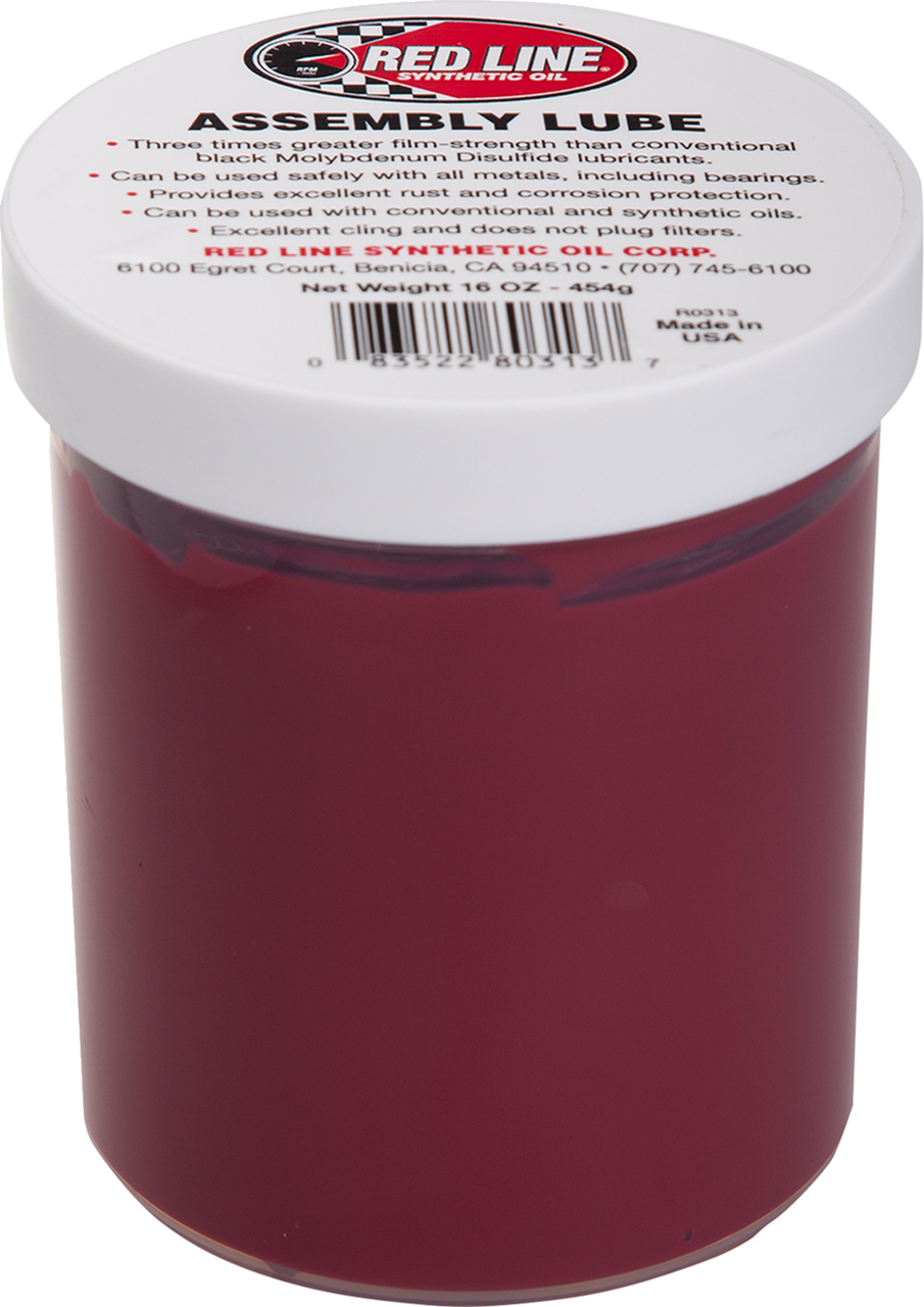 Red Line Synthetic Oil Assembly Lube - 16 US fl oz. - MC Powersports