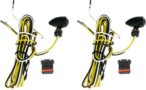 Custom Dynamics Micro Bullet V2 LED Turn Signals - MC Powersports
