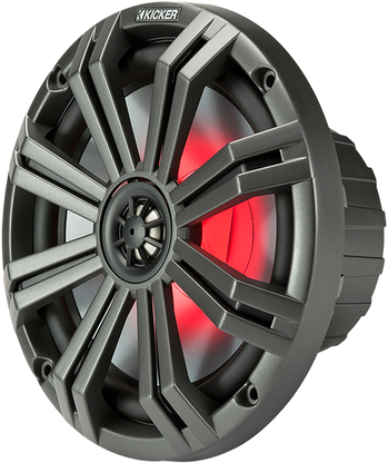 Kicker 8-inch - 7-Color LED - All-Weather Coaxial Speakers with LED ...