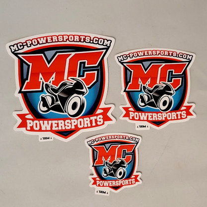 MC-Powersports Die-Cut Sticker - Glossy - MC Powersports