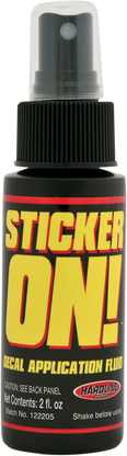 Hardline Sticker On! - 2 U.S. fl oz. - Decal Application - MC Powersports
