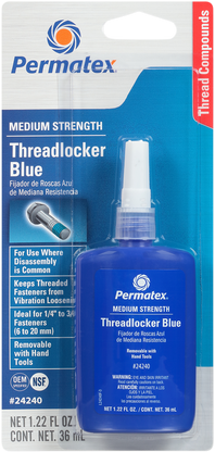 Permatex 242 Threadlocker - Blue - 1.22 U.S. fl oz. - MC Powersports