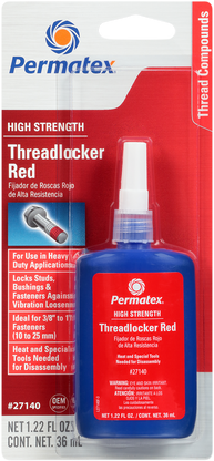 Permatex 271 Threadlocker - Red - 1.22 U.S. fl oz. - MC Powersports