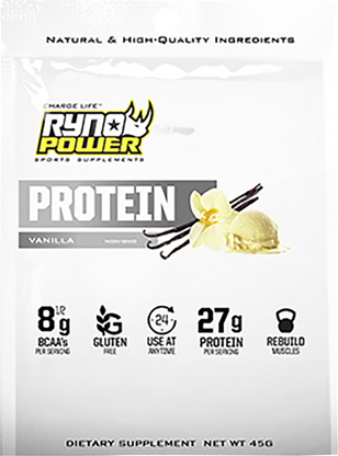 Ryno Power Protein Premium Whey Powder - Vanilla - 45 Grams - 1 Serving ...