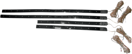 Brite-Lites LED Accent Light Kit - 4 Strips - Red - MC Powersports