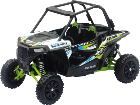 New Ray Toys Mini Polaris RZR XP 1000 - 1:18 Scale - White Lightning ...