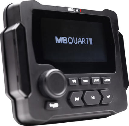 MB Quart AM/FM Gauge Mount Radio - 160 Watt - MC Powersports