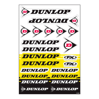 Factory Effex Dunlop Sticker Sheet - MC Powersports