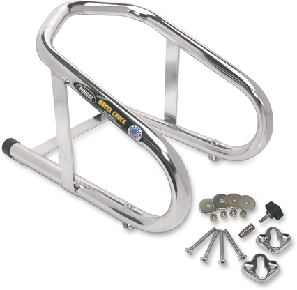 Pingel Removable Wheel Chock - Chrome - 6-1/2-inch - MC Powersports