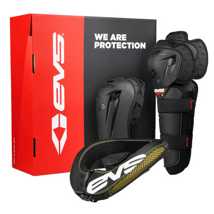 EVS Slam Combo(Option Knee/ Option Elbow/ R2 Collar) - Black - MC ...