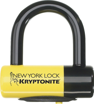 Kryptonite New York Disc Lock - Black/Yellow - MC Powersports