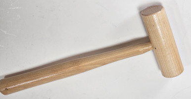 1 3/8" Diameter Solid Hickory Mallet | The Hammer Source