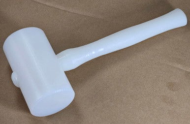 Thor 2.75" diameter Super Plastic Mallet, 1.4 lbs., Plastic Handle ...