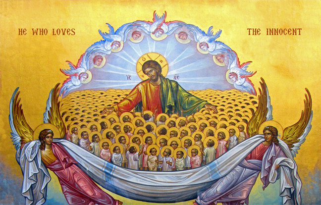 Icon of Christ the Lover of the Innocent - (11S05) - Uncut Mountain Supply