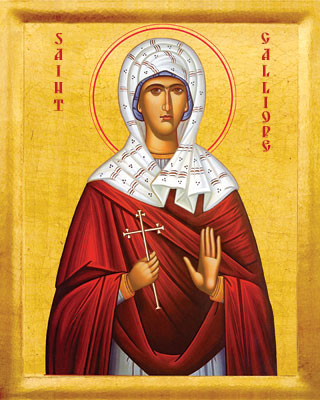 Icon of St. Calliope (Kalliope) the Martyr - (1CA01) - Uncut Mountain ...