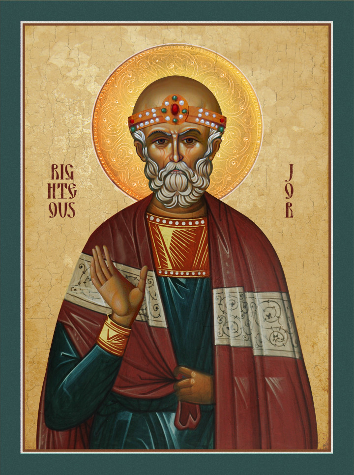 Icon of Righteous Job the Long-suffering - 20th c.