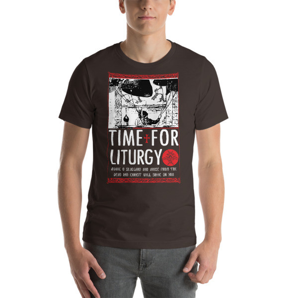 Time for Liturgy - Men's T-Shirt - Uncut Mountain Supply
