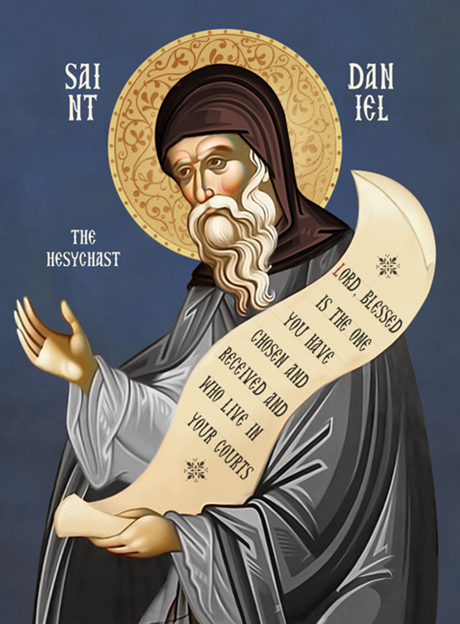 Icon of St. Daniel the Hesychast - (1DH20)
