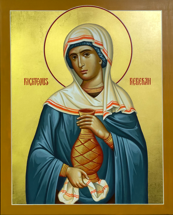 Icon of St. Rebecca the Righteous - (Akmolin) - (1RA26) - Uncut ...