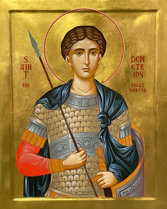 Icon of St. Demetrios - 21th c. - (1DE18)