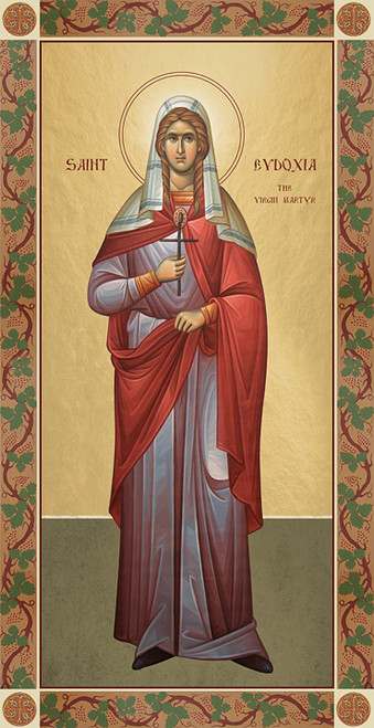 Icon of St. Benjamin the Deacon - 20th c. - (1BE08) - Uncut Mountain Supply