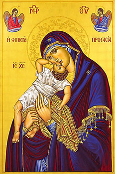 Icon of the Awesome Protection - 20th c. St. Anthony's Monastery ...