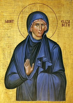 Icon of St. Elizabeth the mother of John the Baptist - 20th c. - (1EL11 ...