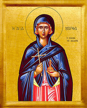 Icon of St. Martha - 20th c. - (1MA70) - Uncut Mountain Supply