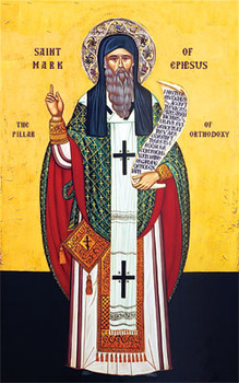 Icon of St. Mark of Ephesus - 20th c. - (1MA30) - Uncut Mountain Supply