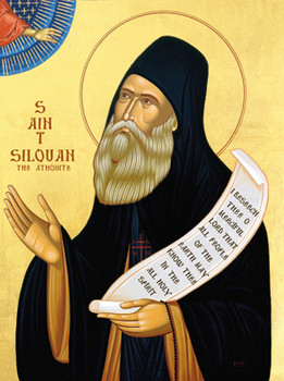 Icon of St. Silouan the Athonite - 20th c. St. Anthony's Monastery ...