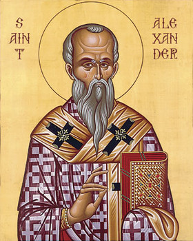 Icon of St. Alexander of Jerusalem - 20th c. - (1AL10) - Uncut Mountain ...