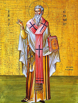 Icon of St. Irenaios of Lyons - 20th c. - (1IR10) - Uncut Mountain Supply