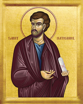 Icon of St. Nathaniel - 20th c. - (1NA11) - Uncut Mountain Supply