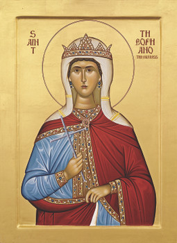 Icon of St. Theophano the Empress - 20th c. St. Anthony's Monastery ...