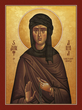 Icon of St. Anna of Constantinople - (1AN49) - Uncut Mountain Supply