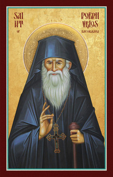 Icon of Saint Porphyrios of Kavsokalivia - 20th c.