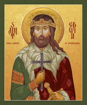 Icon of Saint Edwin of Northumbria 1ED03