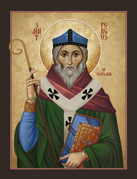 Icon of St. Fergus of Scotland - (1FE21)