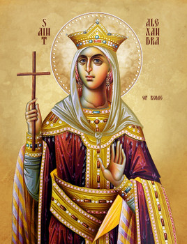 Icon of St. Alexandra of Rome - (1AR24)