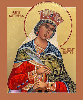 Icon of St. Catherine - 20th c. - (1CA14)