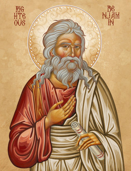 Icon of Righteous Benjamin - 20th c. - (1RB25)