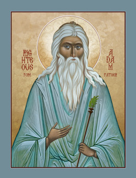 Icon of Righteous Forefather Adam - 20th c. - (1AD29)
