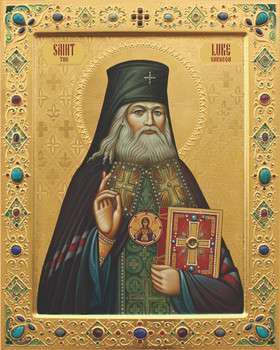 Icon of St. Luke The Surgeon Of Simferopol - 20th c.- (1LU38)