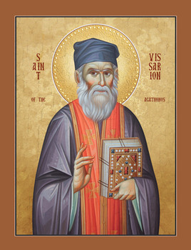 Icon of St. Vissarion of the Agathonos - 20th c. - (1VI25)